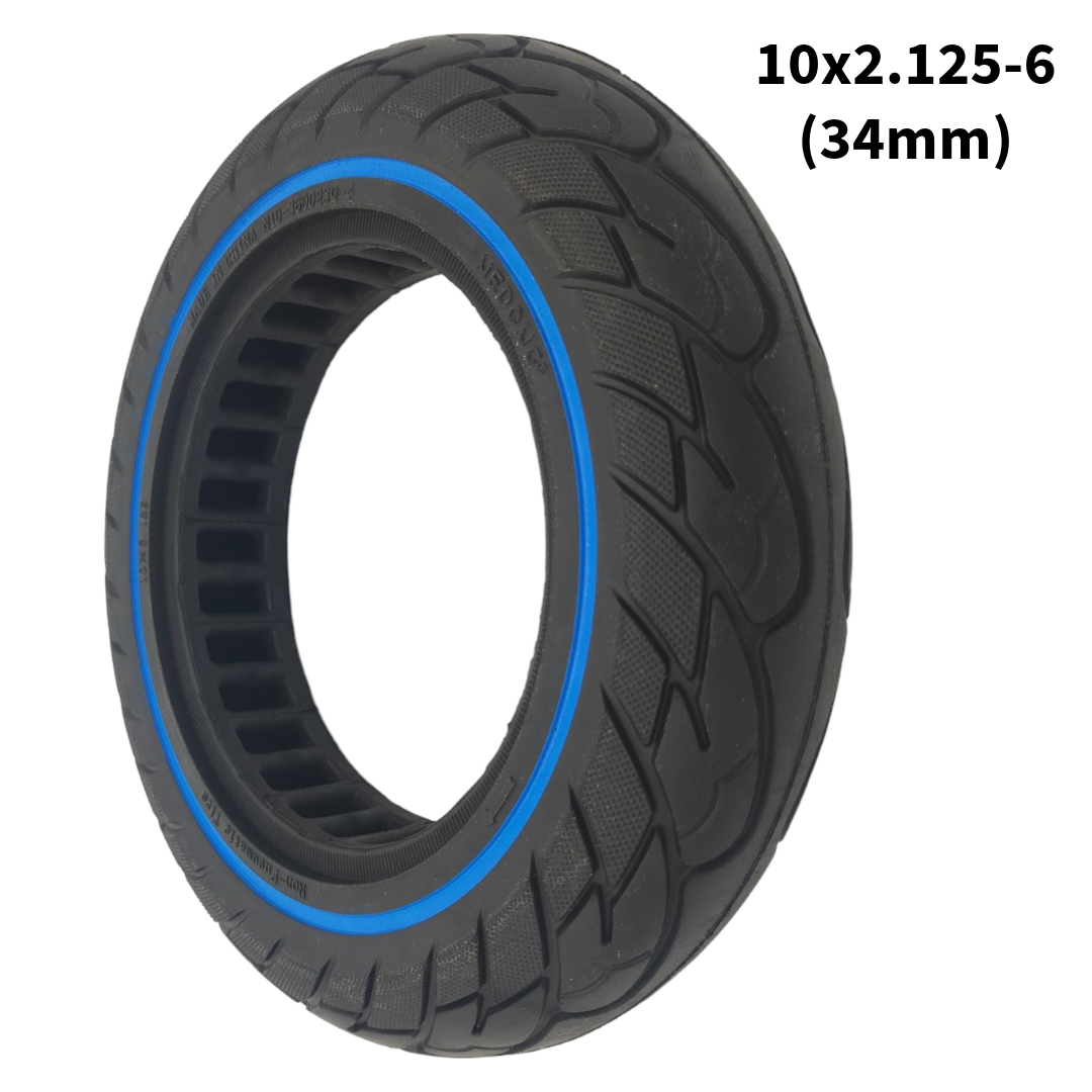 Vollgummi Reifen 10x2.125 34mm Nendong Blau Schwarz – escootervision